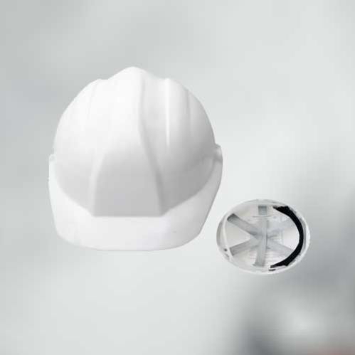 SAFETY HELMET WHITE VAULTEX WITH RATCHET AND VENTILLATION | Al Raha ...